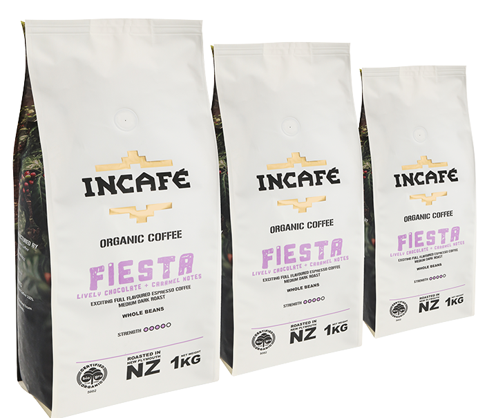 SAVER!!! FIESTA 3 x 1kg Beans. You save on coffee - we save on freight ...